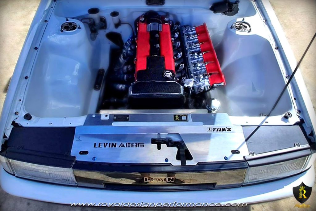 TOYOTA COROLLA AE86 LEVIN RADIATOR COOLING PANEL / PLATE